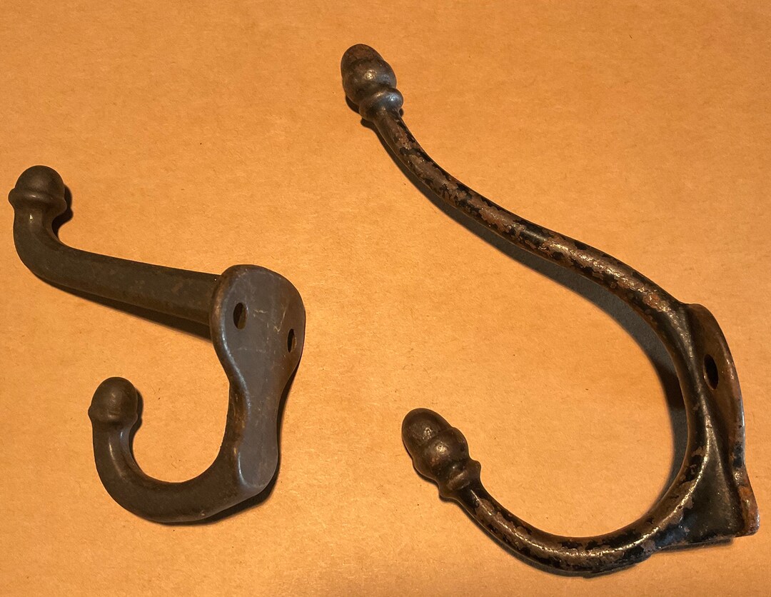 Hooks Cast Iron Acorn Hooks Architectural Hardware Hooks Closet Hat ...