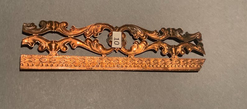 Antique Decorative Balcony Railing Copper Plated Steel Architectural ...