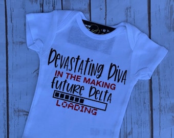 Pyramids & Pearls Future Delta Baby Bodysuit // DST Baby // Delta 1913 ...
