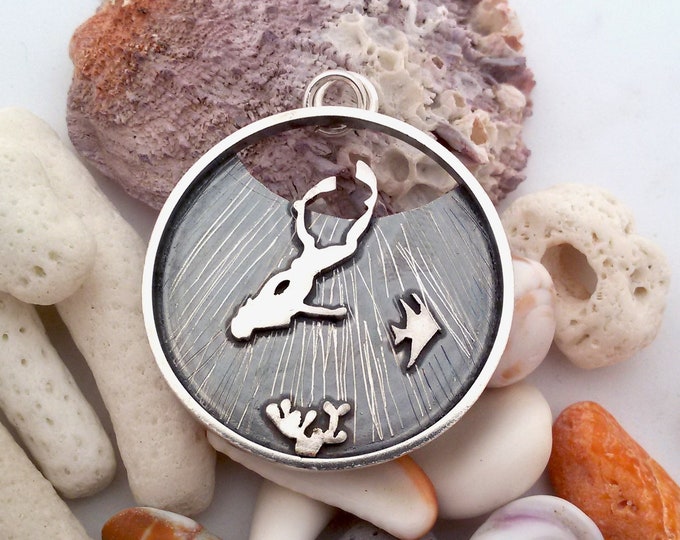 Woman Diver Necklace, Underwater Jewelry, Scuba Diver Girl Gift - Etsy