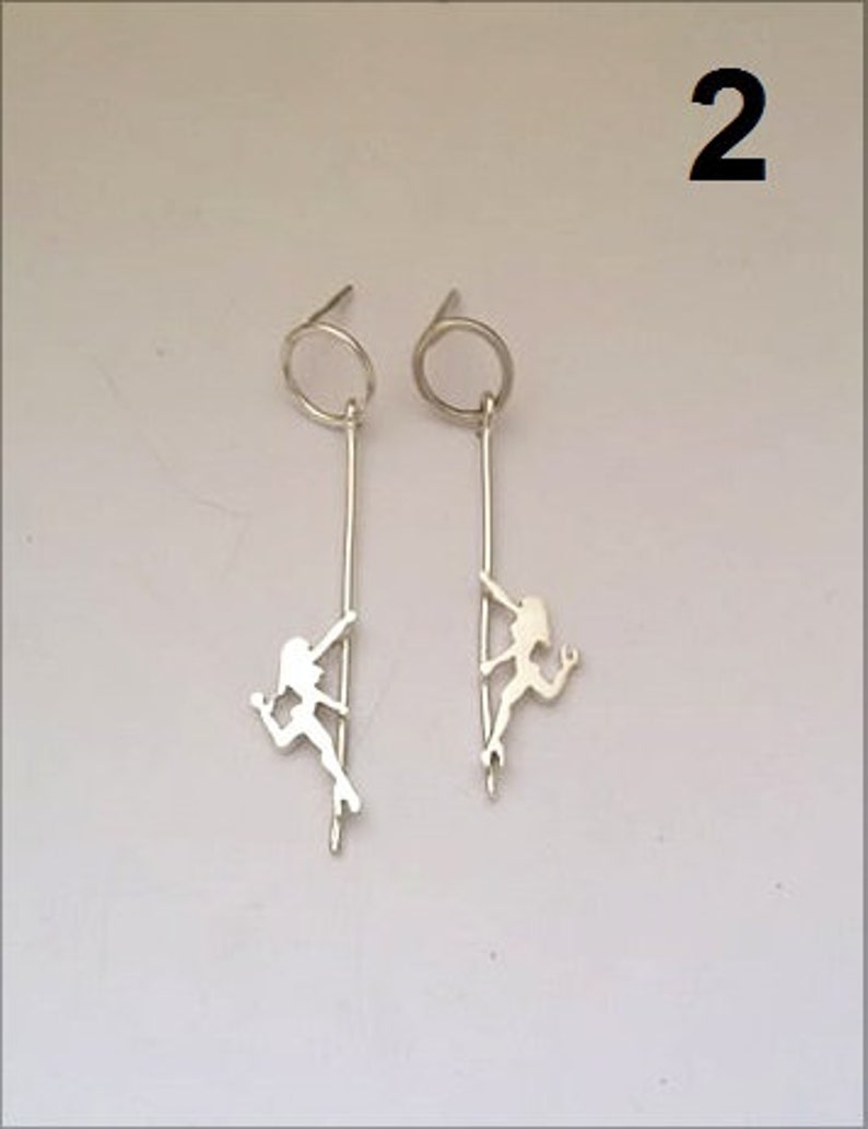Pole Dance Earrings Personalized Gift for Pole Dancers - Etsy