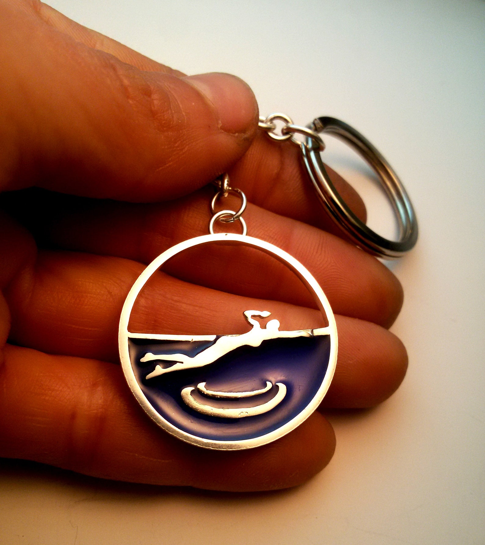 Synchronized Swimming Silver Pendant Custom Gift for Swimmer | Etsy