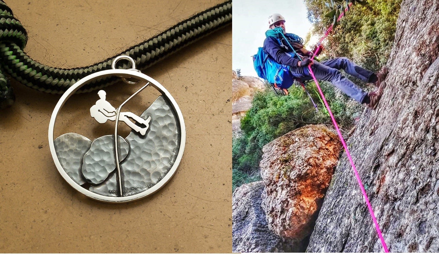 Custom Jewelry for Climbers, Gift for Climbing Lovers - Etsy