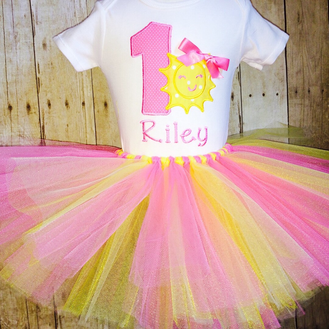 You Are My Sunshine First Birthday Outfit , 1st Birthday Sun Outfit ...