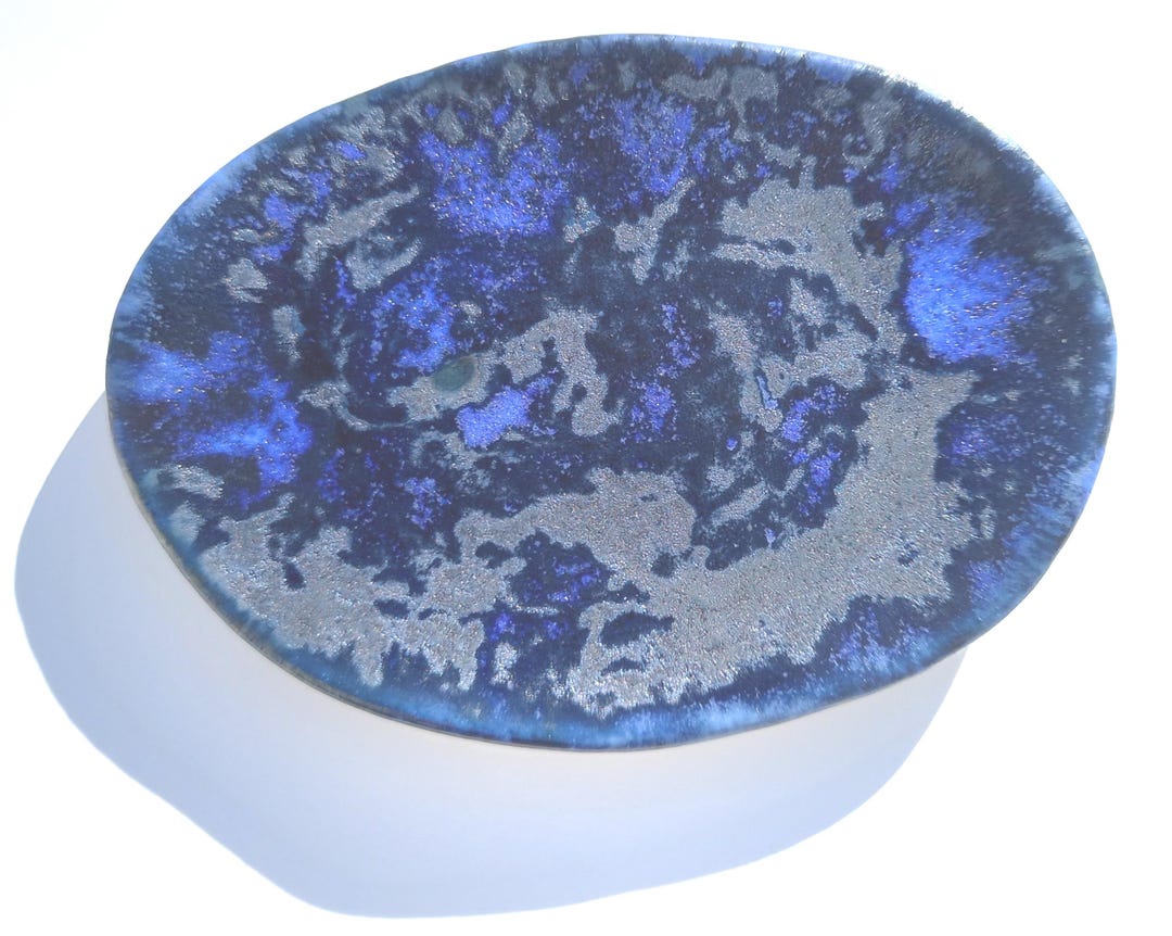 Large Blue Ceramic Tiles - Porcelain Wall Art - Ceramic Wall Art ...