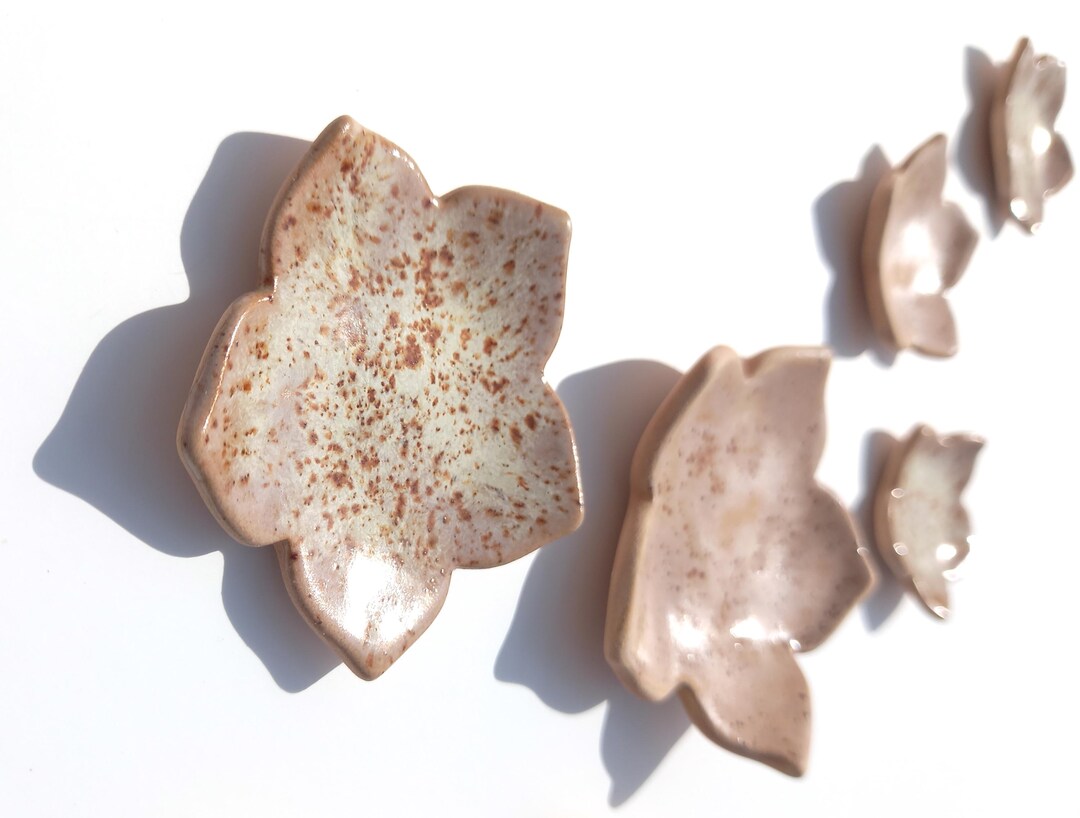 Terracotta Wall Art - Ceramic Installation - Set of 7 Small Tiles - Etsy