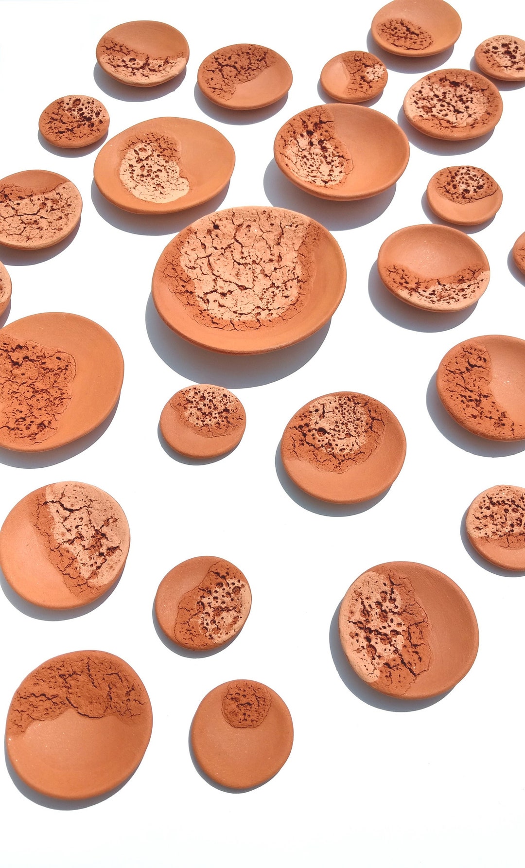 Terracotta Tiles - Large Ceramic Wall Art - Ceramic Wall Sculpture -big ...