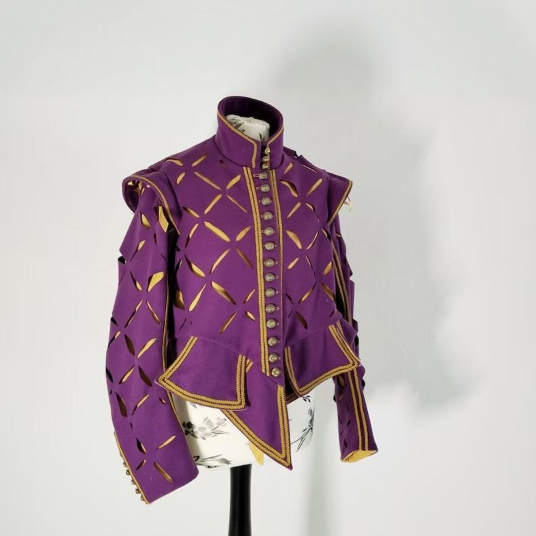 17th Slashed Doublet, Woolen Costume for Historical Reenactment and ...