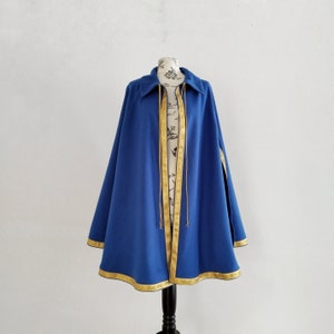 Rapier and Sword Fencing Cape Made of Maroon Twill, Decorated With ...