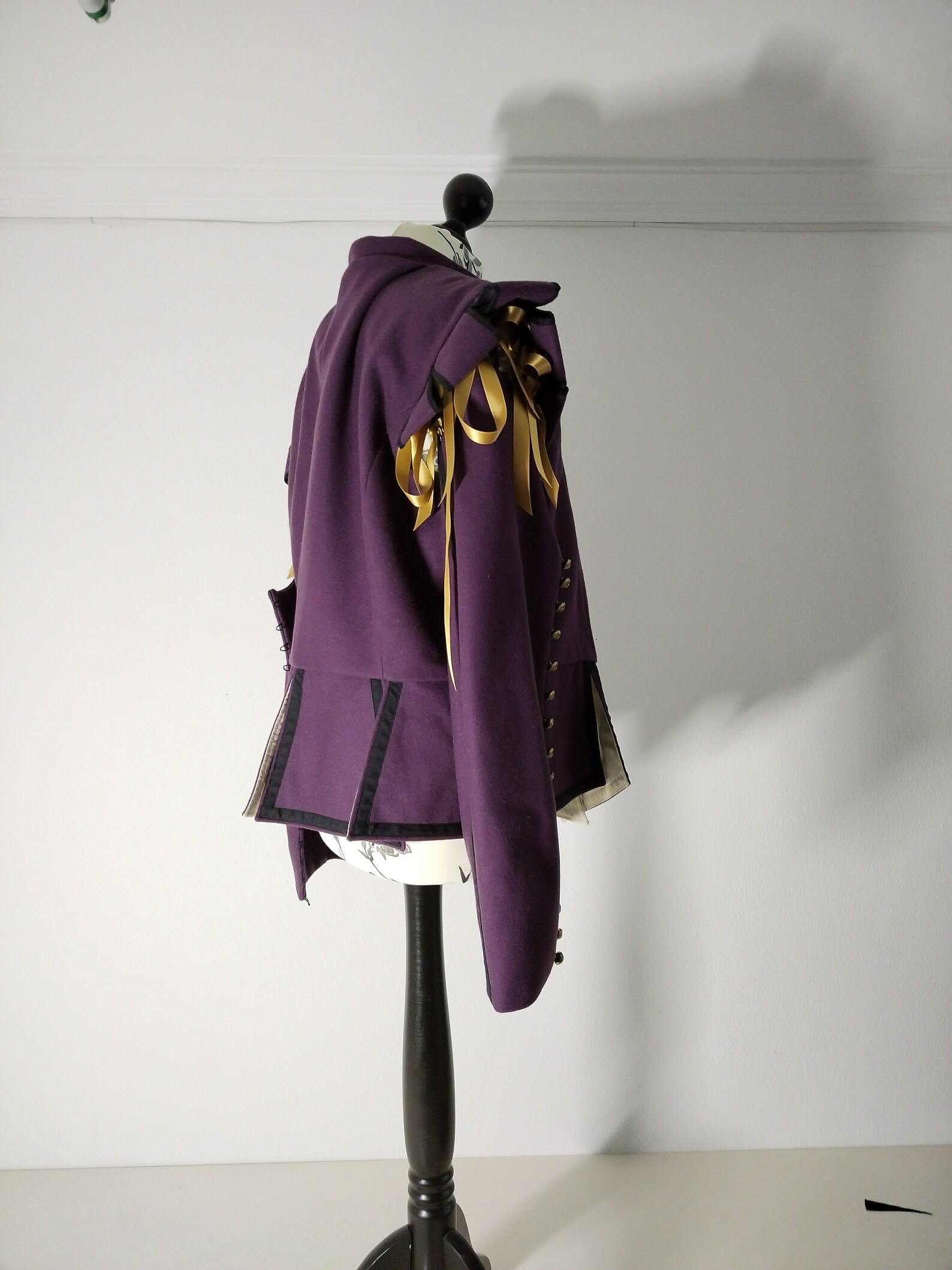 Fencing Jacket for Musketeers, Wool Jacket for Historical Reenactment ...