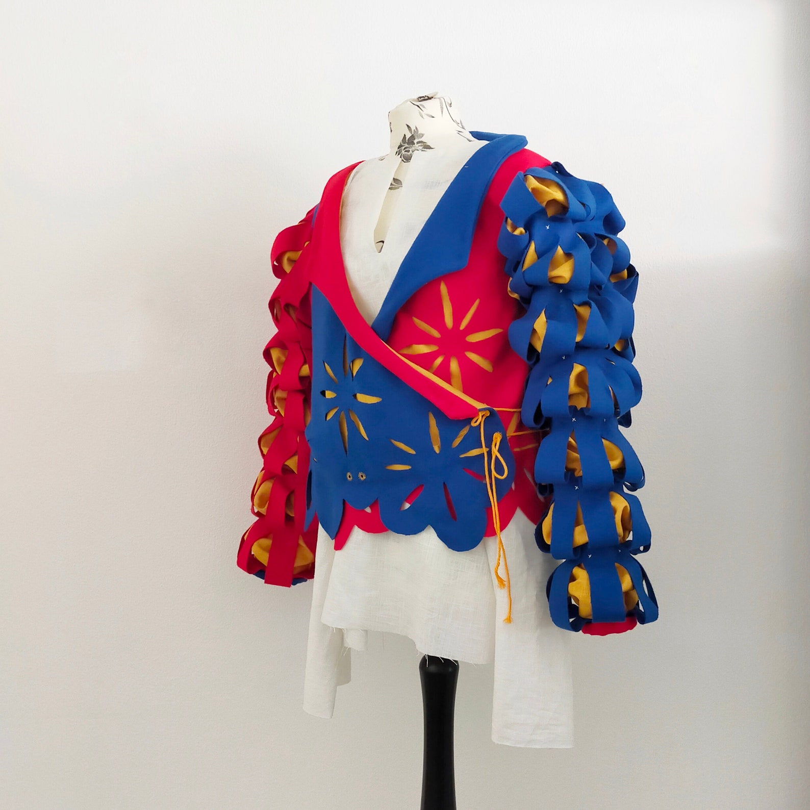 Landsknecht Doublet Renaissance Wool and Linen Slashed Wams - Etsy