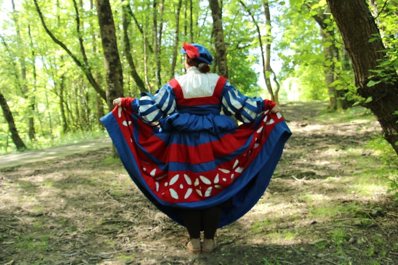 Trossfrau Kampfrau Dress, Women's Landsknecht Costume for LARP and ...