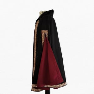 Dueling Cape, Rapier and Sword Cape Made of Black Twill With Trims ...
