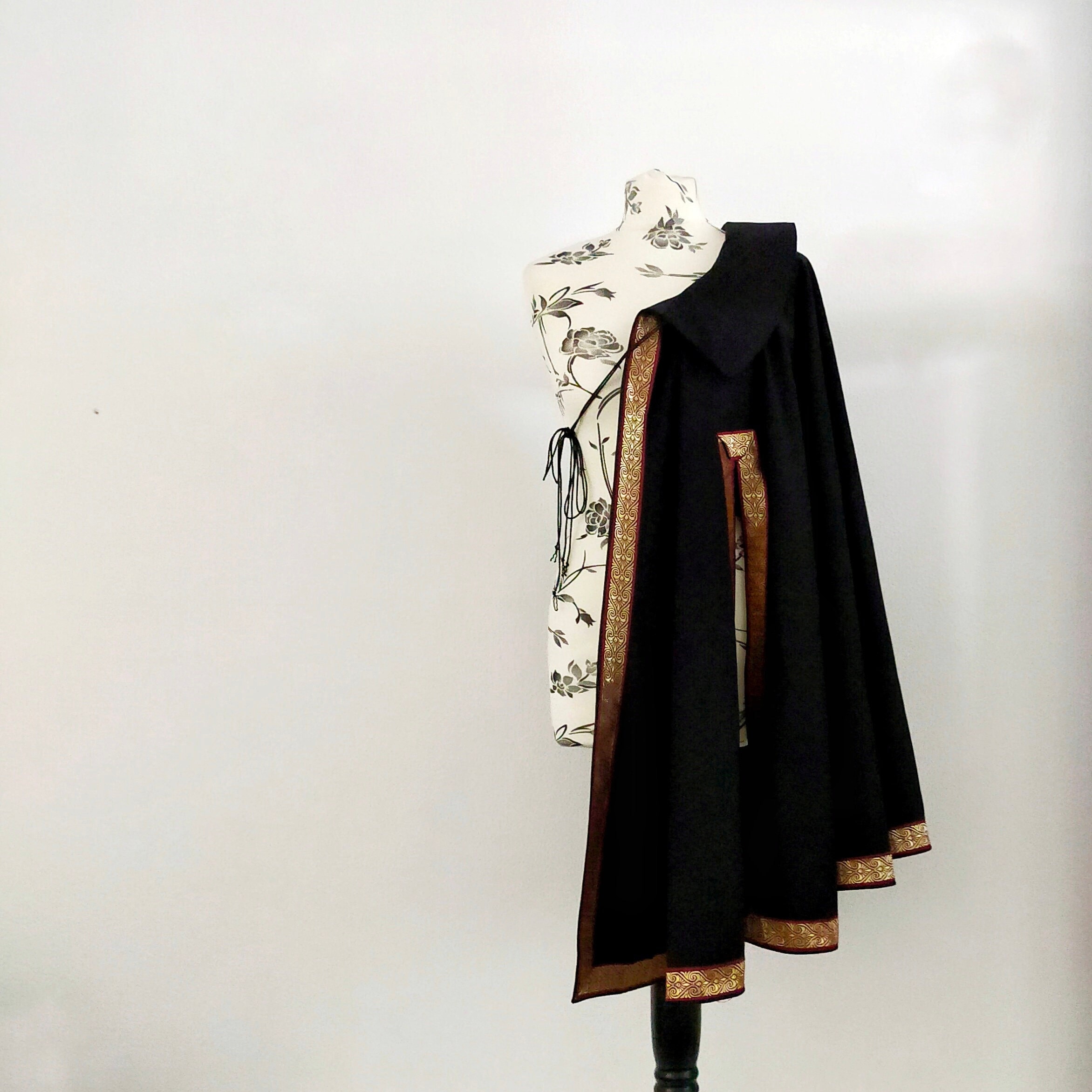 Fencing Cape Rapier and Sword Cape Made of Black Twill - Etsy