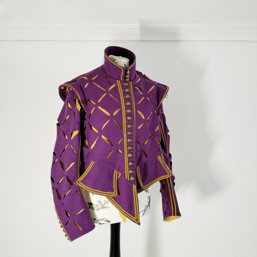 17th Slashed Doublet, Woolen Costume for Historical Reenactment and ...