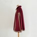 Rapier and Sword Fencing Cape Made of Maroon Twill, Decorated With ...