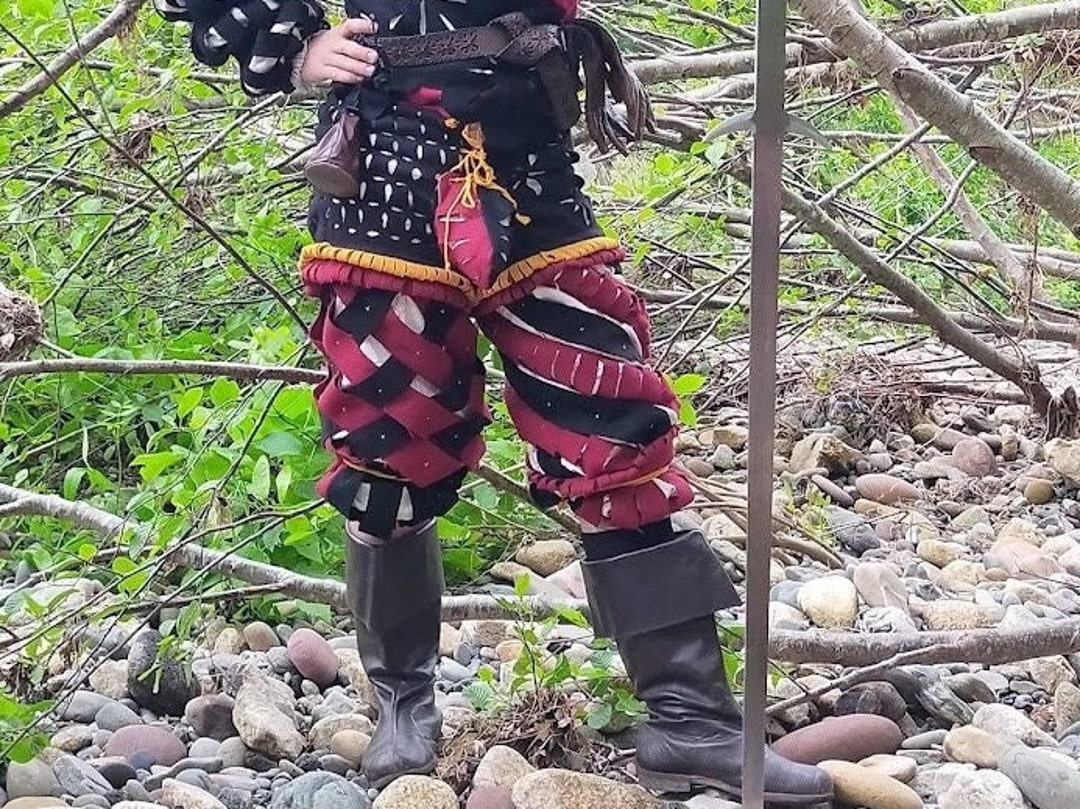 Landsknecht Slashed Pants Made of Wool and Linen, Suitable for German ...