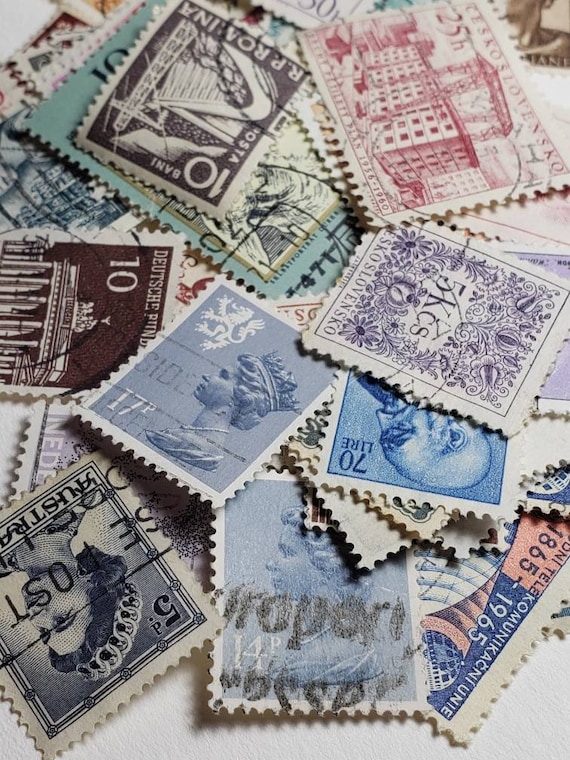 Vintage Postage Stamps Unused and Used Postage Stamps Used | Etsy
