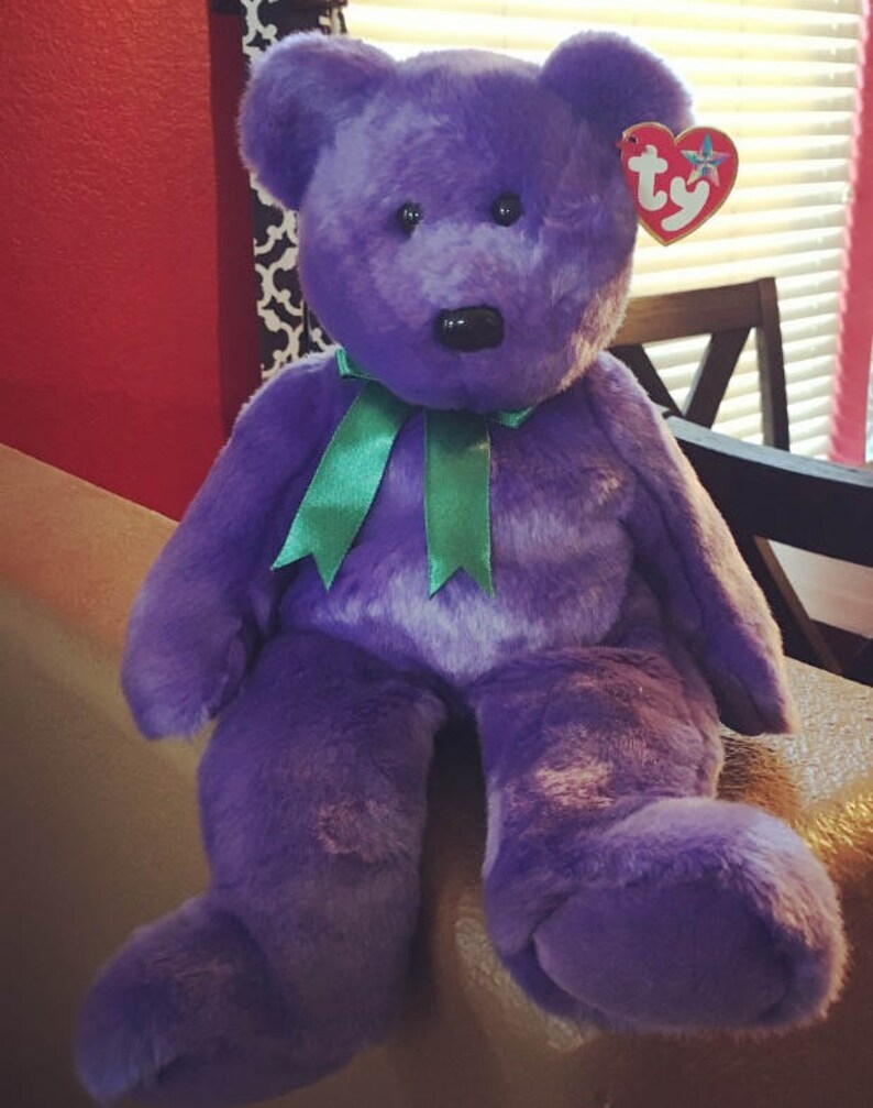 Ty Employee Bear Beanie Babie Collector Original - Etsy