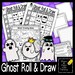 Halloween Ghost Roll and Draw Game: Art Activity, Sub Lesson (printable ...