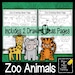 Roll a Zoo Animal Drawing Game: Art Activity Bundle (printable) - Etsy