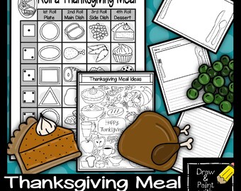Thanksgiving Balloon Parade Art & Writing Activity: Roll and Draw - Etsy