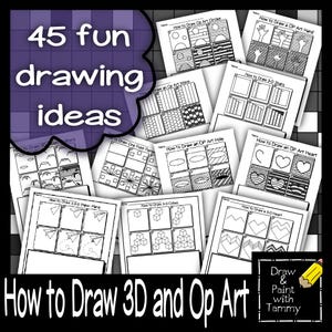 How to Draw Optical Illusions and 3D Drawing Guide With 45 Pages of ...