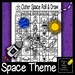 Outer Space Drawing Game: Alien & Spaceship Roll and Draw (printable ...