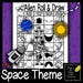Outer Space Drawing Game: Alien & Spaceship Roll and Draw (printable ...