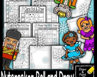 How to Draw Nutcracker Ballet Christmas Draw and Write Winter Craft ...