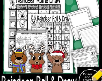 Roll an Elf A Christmas Elf Roll and Draw Art Game Art Sub Activity for ...