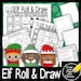 Roll an Elf A Christmas Elf Roll and Draw Art Game Art Sub Activity for ...