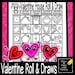 Roll a Valentine’s Day House Heart Landscape Roll and Draw Art Game ...