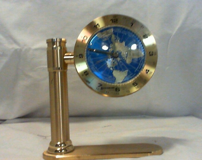 Benchmark World Quartz Time Clock Made in Germany - Etsy