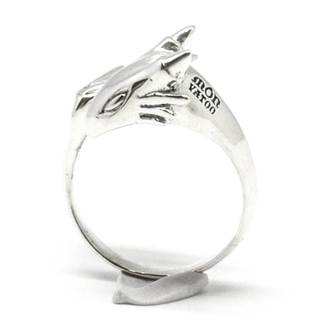 Baby Silver Dragon Ring - Etsy