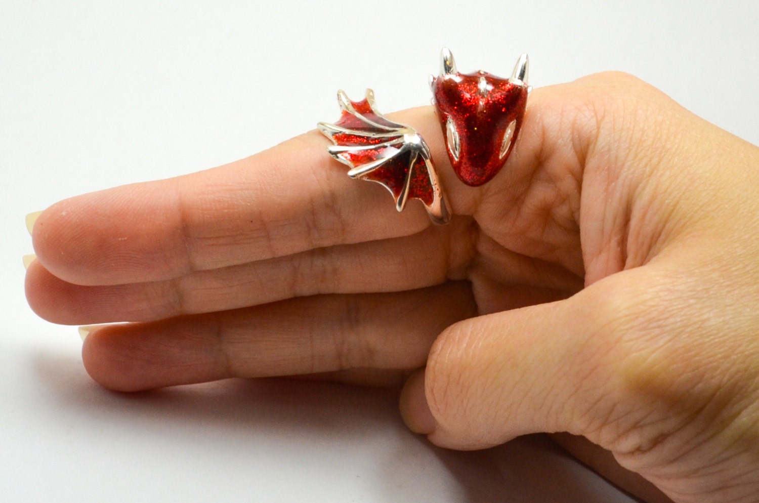 Devil Dragon Ring - Etsy