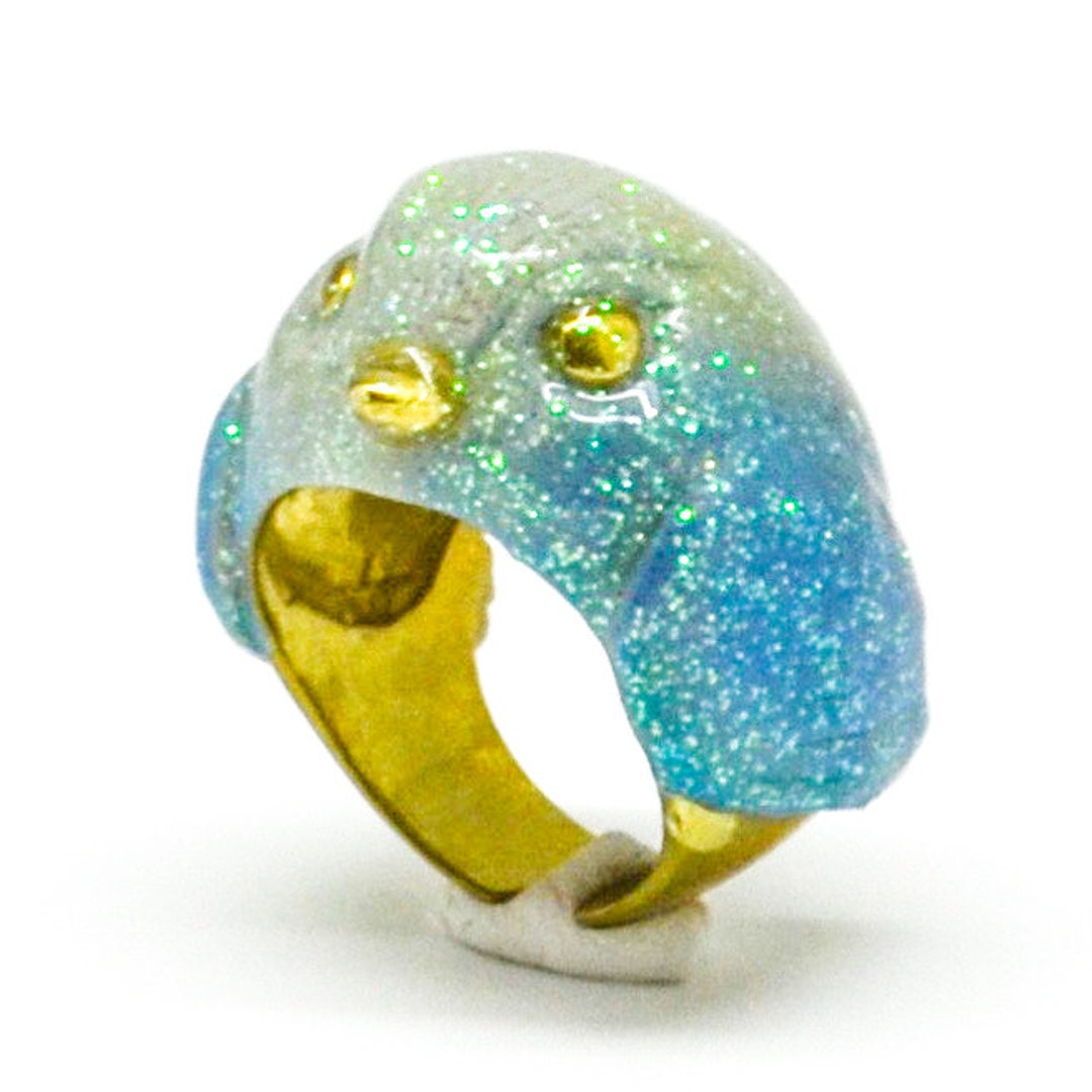 Sapphire Robin Ring - Etsy