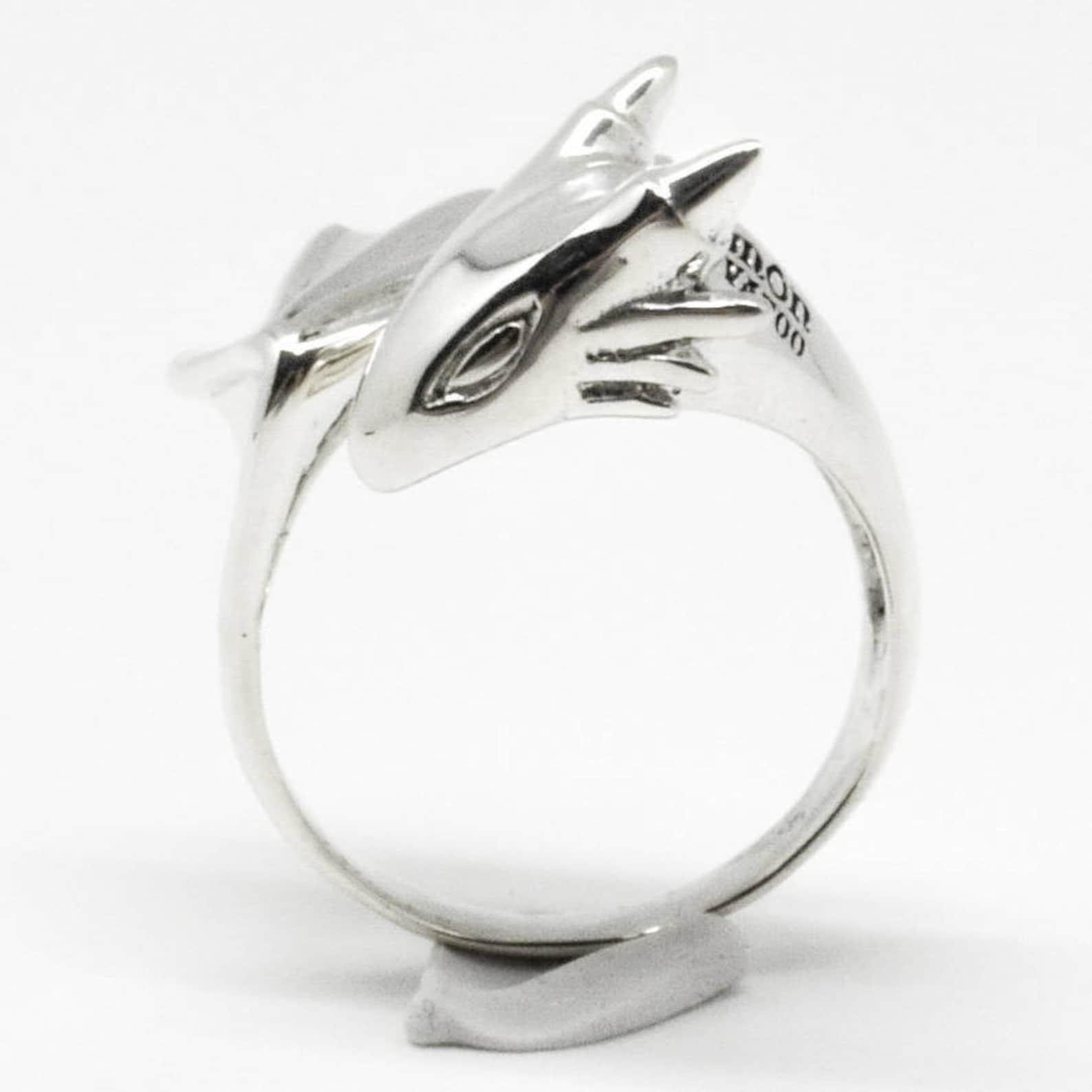 Baby Silver Dragon Ring - Etsy