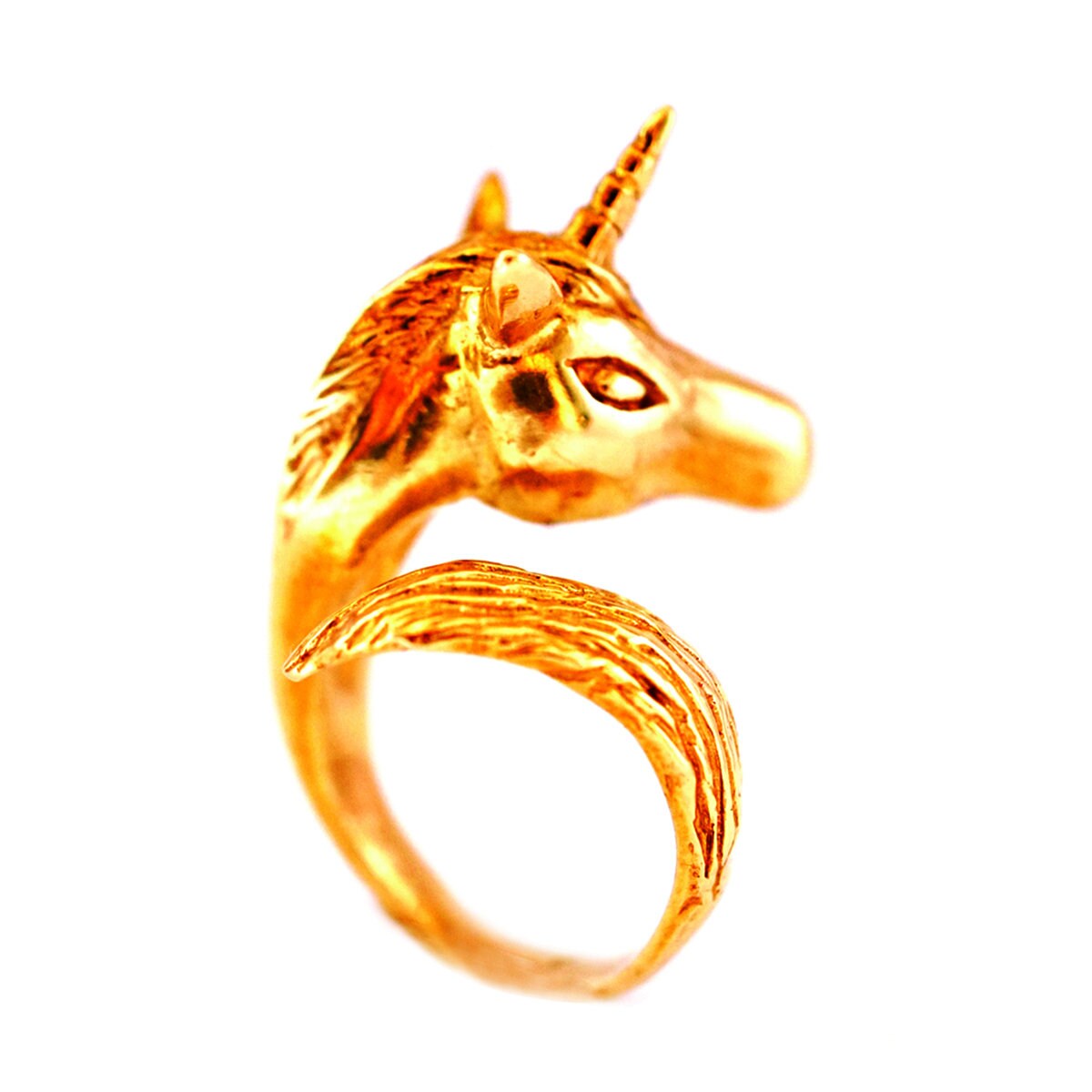 Golden Unicorn Ring - Etsy