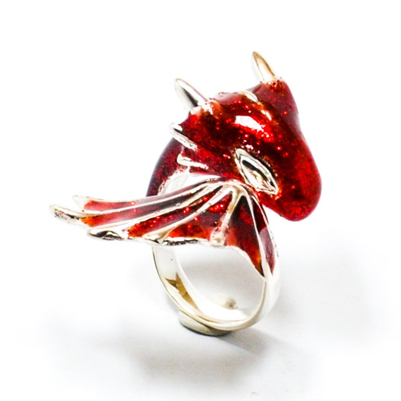 Devil Dragon Ring - Etsy