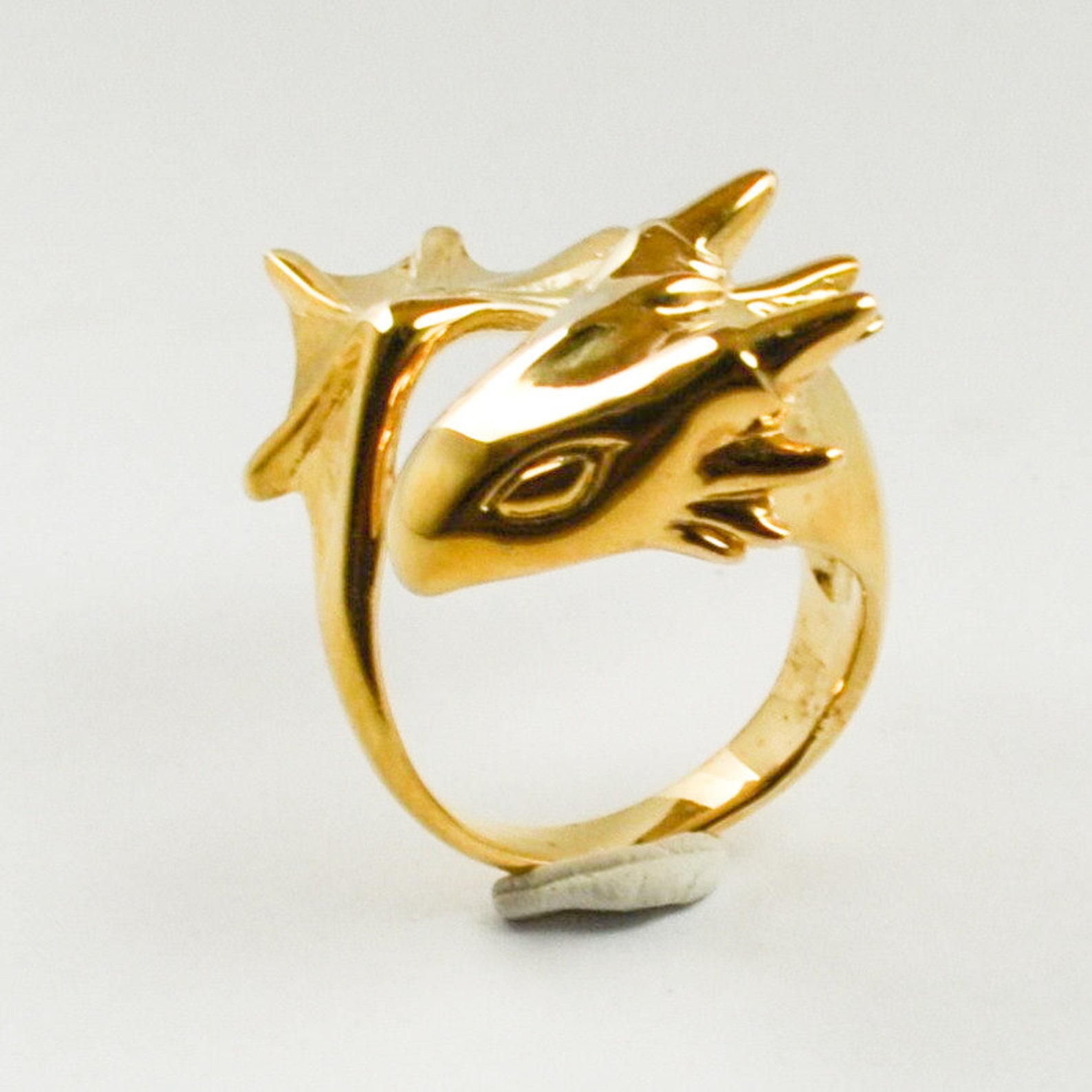 Golden Dragon Ring | Etsy