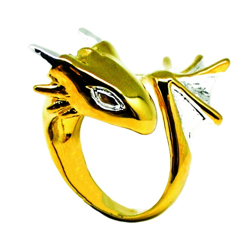 Gold Warrior Dragon Ring - Etsy