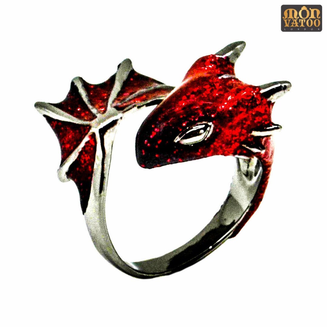 Eclipse Dragon Ring - Etsy