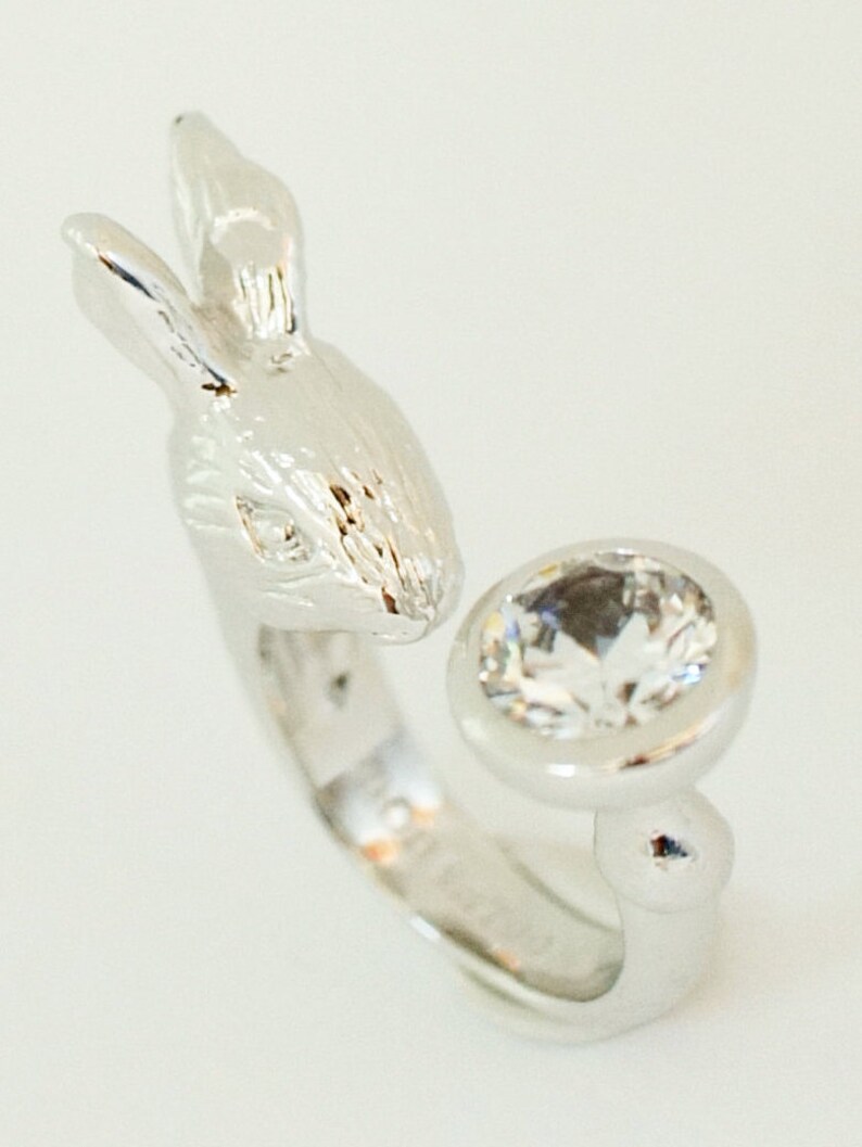 Glacier Rabbit Ring | Etsy