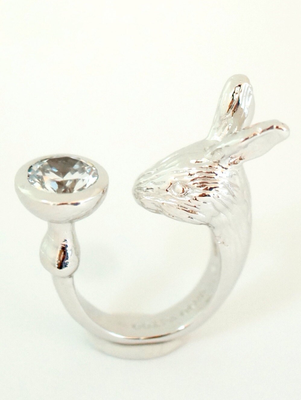 Glacier Rabbit Ring | Etsy