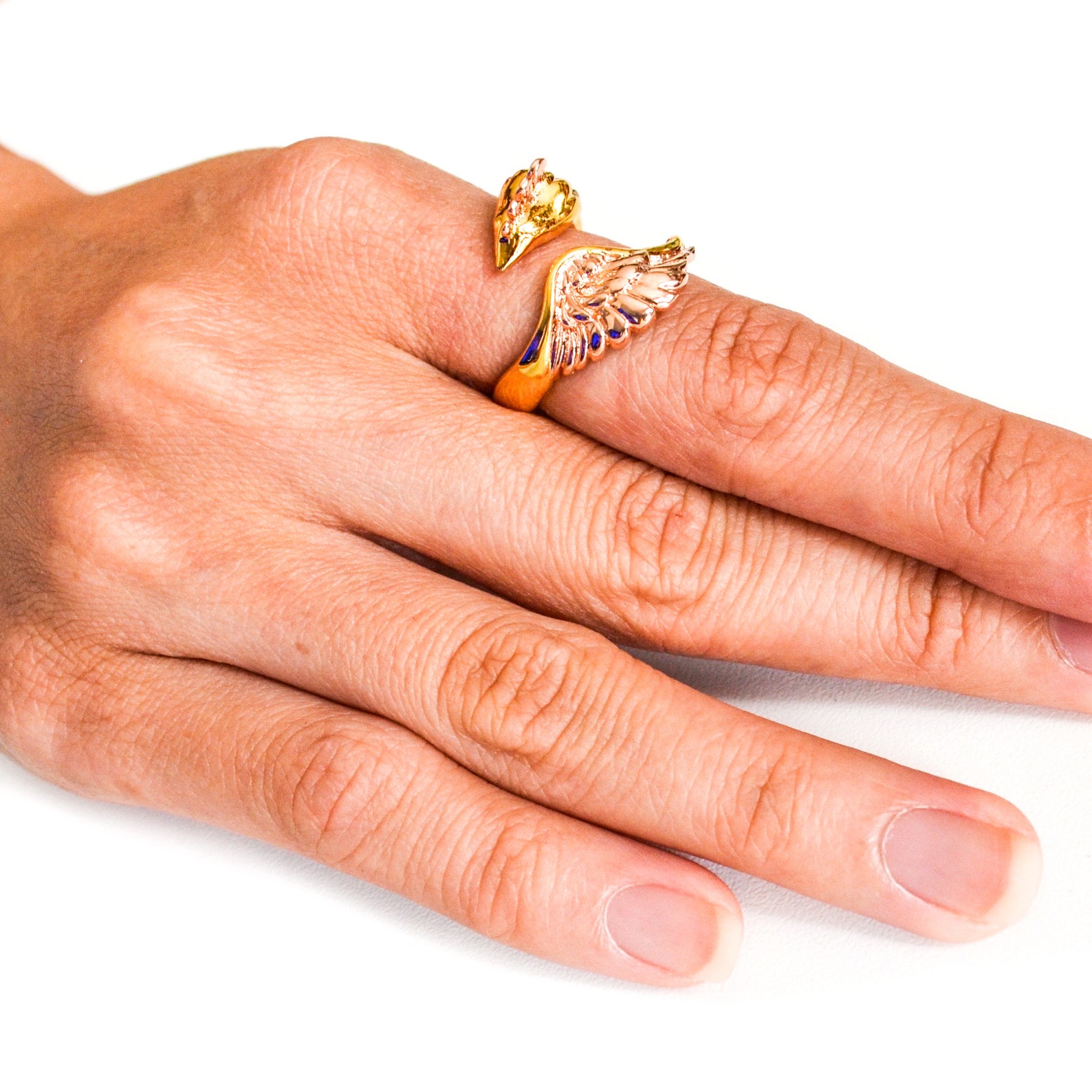 Ignited Phoenix Ring - Etsy