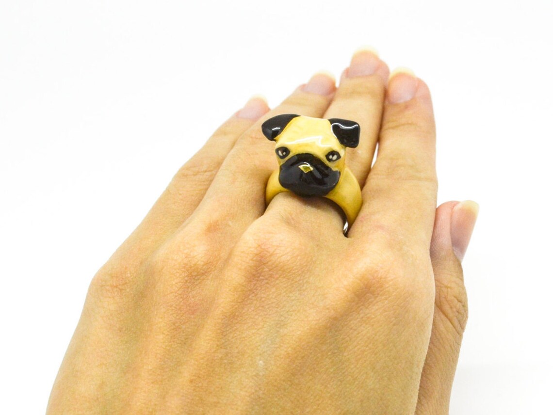 Original Pug Ring - Etsy