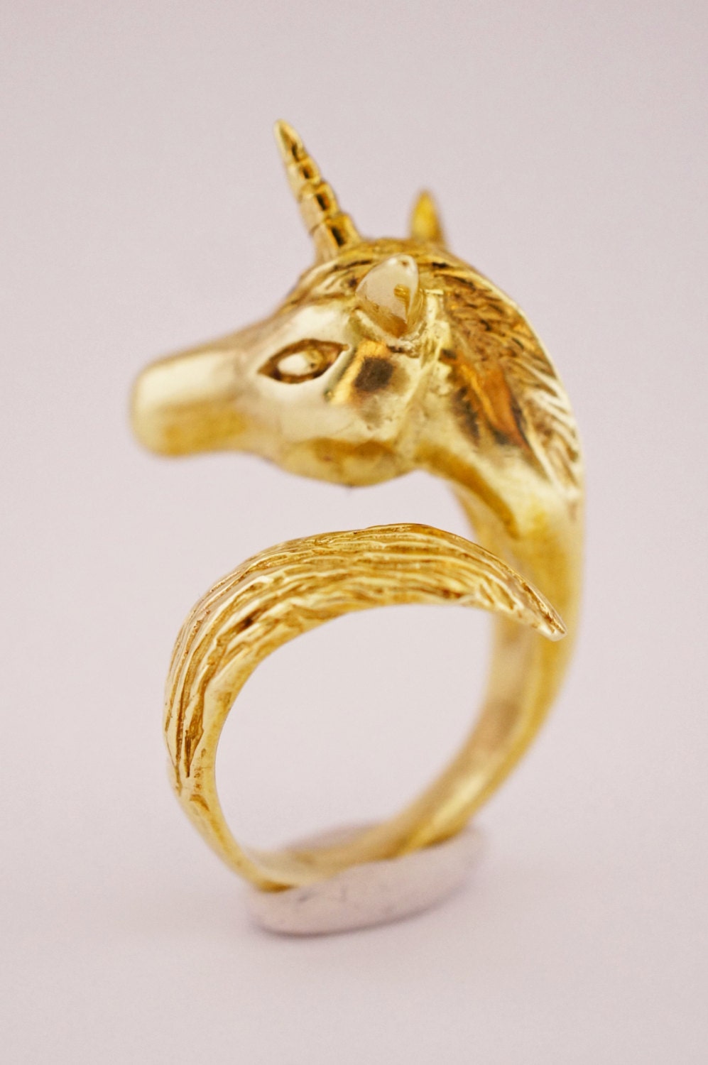 Silver Unicorn Ring - Etsy