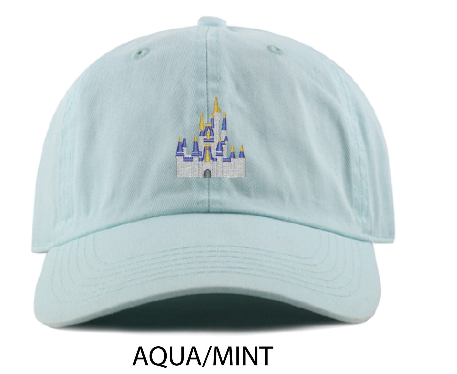 Disney World Cinderella Castle Baseball Dad Hat Custom - Etsy