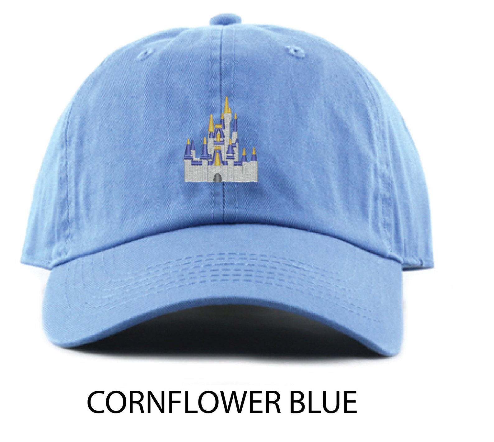 Disney World Cinderella Castle Baseball Dad Hat Custom - Etsy